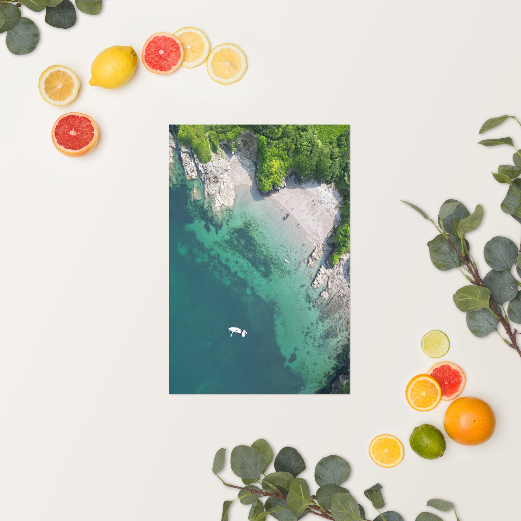 Splendid Isolation - Cellar Beach (Poster) – Porthole to the Yealm